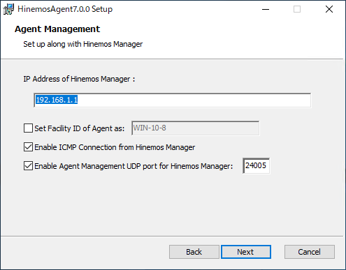 2.3.17 Windows版Hinemosエージェントのインストール – Hinemos Document Library